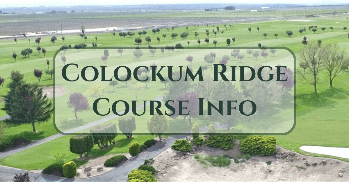 Course Info - Colockum Ridge Golf Course